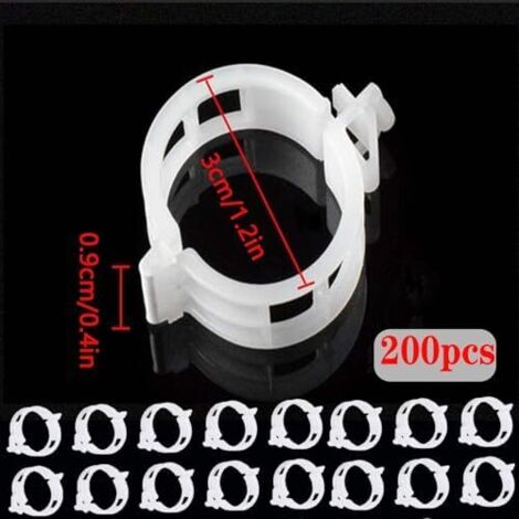 CSPARKV 200 piezas de clips de injerto de plástico de 30 mm, clips de ...