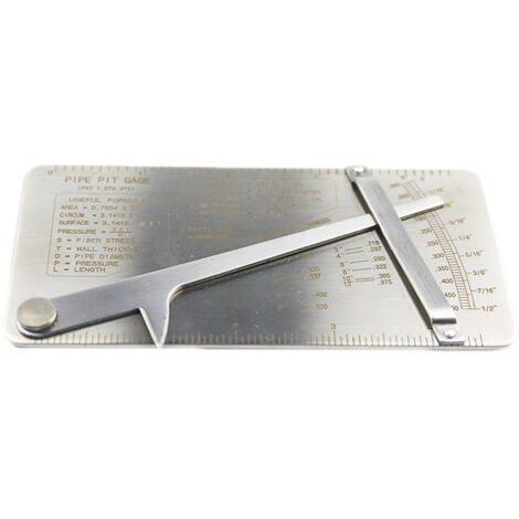 Medidor de prueba para soldadura de tuberías El rango de inspección del ...