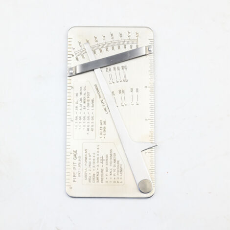 Medidor de prueba para soldadura de tuberías El rango de inspección del ...