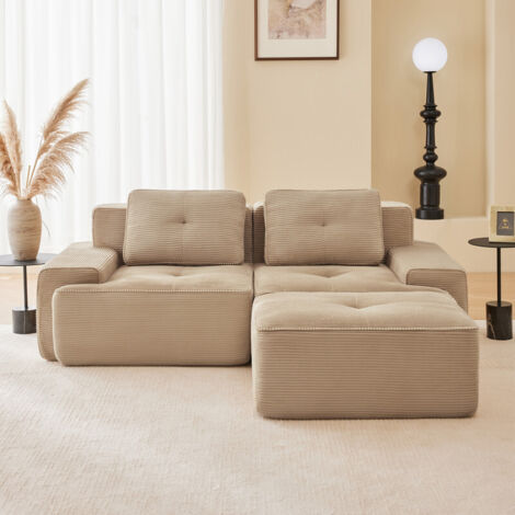 Boneless Modulsofa, Modernes L-shapes Modulsofa für Wohnzimmer mit ...