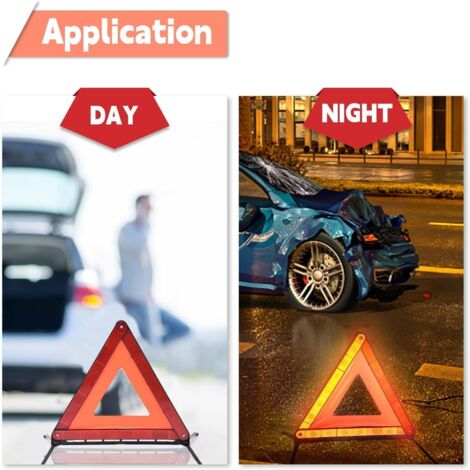 Kits d'urgence Triangles de Signalisation Panneau d'Avertissement pour ...