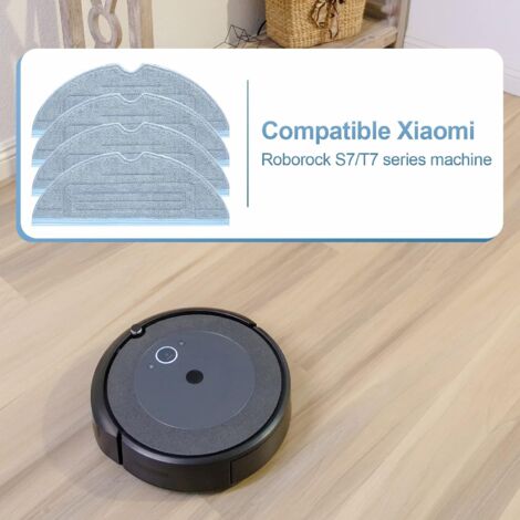 6pcs Serpillière pour Roborock S7 Pro Ultra S7 MaxV Ultra S7 Plus S7 ...