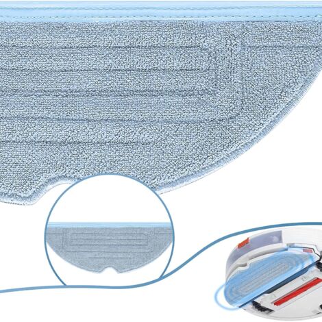 6pcs Serpillière pour Roborock S7 Pro Ultra S7 MaxV Ultra S7 Plus S7 ...