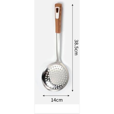 Louche épaisse en acier inoxydable avec long manche pour une cuisson et ...