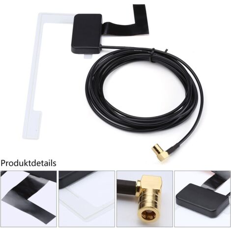 DAB Antenne Scheibenantenne Externe hochgewinnende 18dBi aktive 5V Auto ...