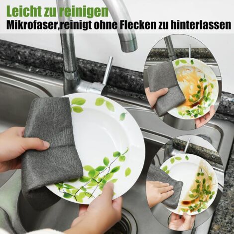 Verdicktes Magisches Reinigungstuch,Wiederverwendbaren Mikrofasertücher ...
