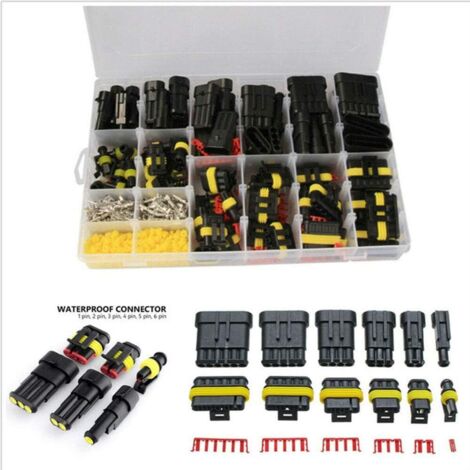 708PCS wasserdichte Auto Elektrische Kabelverbinder Terminals Sortiment ...