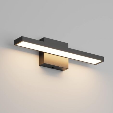 LED Spiegelleuchte Bad 40cm, 12W IP44 Badezimmer Lampe Wand ...