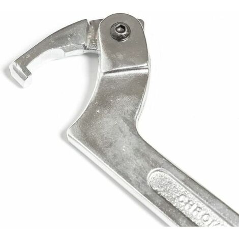 Clés à ergot articulées ajustable pour écrous à encoches 32-76mm，1 article