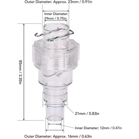 Condensate Drain Pipe Check Valve, Central AC Duct Check Valve for ...