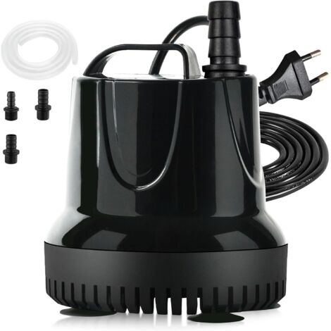 Mini Aquarium Pump, 25W 1200L/H Submersible Water Pump Fountain Pump ...