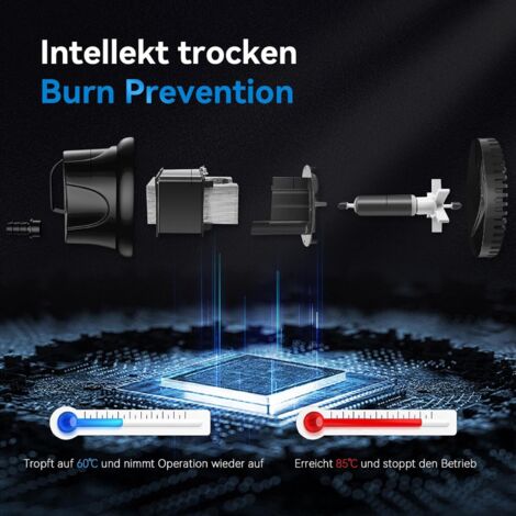 Mini Aquarium Pump, 25W 1200L/H Submersible Water Pump Fountain Pump ...