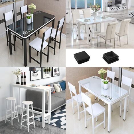 100x100mm Plug for Pipe Square Black End Fence Post Cover Tube Chair ...