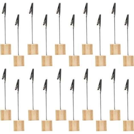 20PCS 13cm Métal Porte Photo Pince Base en Pin Porte Photo Sur Pied ...