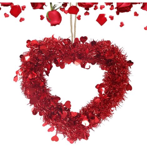 Couronne de Saint-Valentin pour Porte d'Entrée - Décoration Guirlande ...