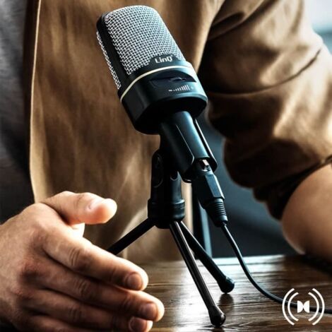 Micro PC - LINQ - Jack 3.5mm - Micro stéréo omnidirectionnel - Câble 1 ...