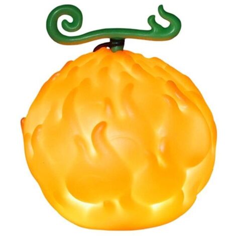 Lampe LED 7cm Modèle Flame Flame Fruit ONE PIECE avec Dragonne Teknofun ...