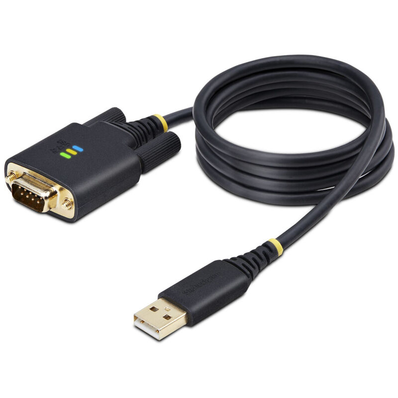 StarTech.com 1m USB auf Seriell Adapter, COM-Retention, FTDI, USB-A zu ...
