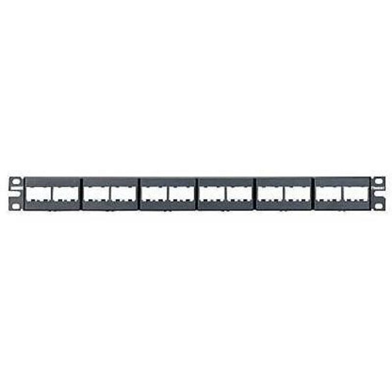 Panduit 24-port modular patch panel 1U