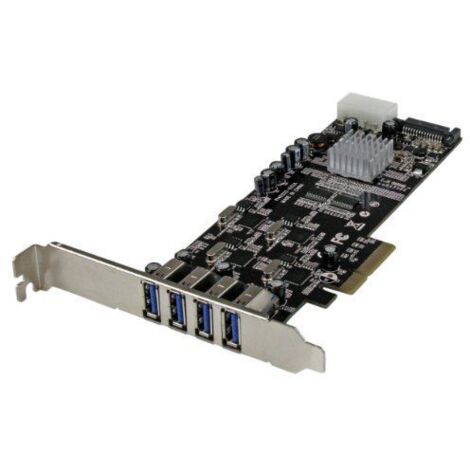 StarTech.com 4 Port USB 3.0 SuperSpeed PCI Express Schnittstellenkarte mit 4 5Gb/s Kanälen und ...