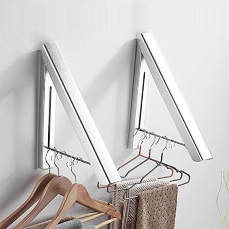 Pack Portable Folding Invisible Hangers For Drying Coats, Clothes