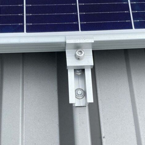 Solar Panel Bracket End Clamp Kit, Solar Panel Edge Clamp Brackets ...