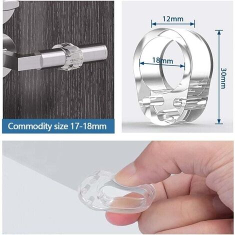 Topes de puerta, protección de manija de puerta, tope de puerta de PVC ...