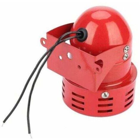 Sirena de alarma de 220 V, sirena para exteriores, 120 dB, motor rojo ...