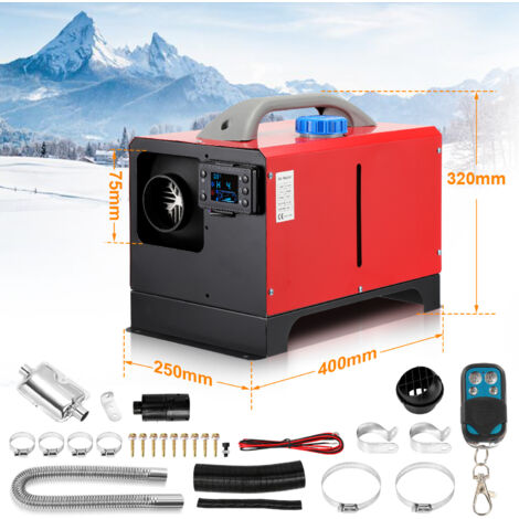 Wolketon Calentador Diesel 8kW 12 V, Calentador de Aire con Control ...