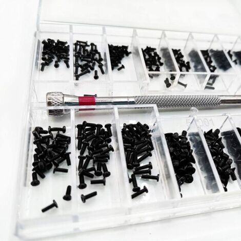 Kit de reparación de microtornillos de 500 piezas, con destornillador ...