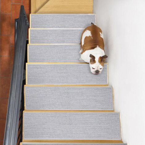 Marchettes d'Escalier, 20cm76cm 7PCS, Anti Derapant Tapis, Moquette ...