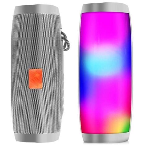Enceinte Bluetooth Portable - Sans fil - Caisson de basse 10W - LED ...