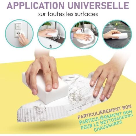 5 ÉPONGES MAGIQUES - ÉPONGE GOMME MAGIQUE MÉLAMINE - ÉCOLOGIQUE ...