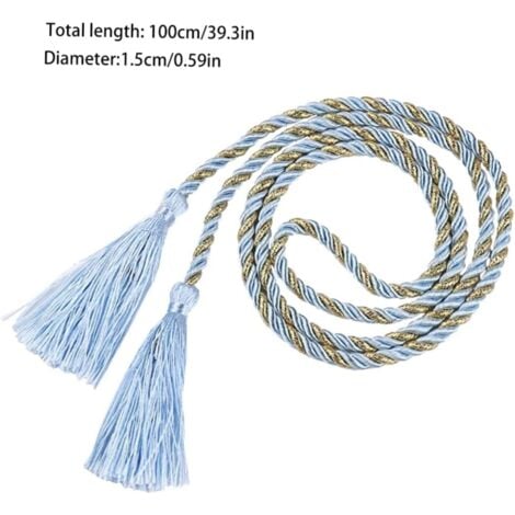 2 Pièces Embrasses De Rideaux à Pompons Lot pour Maison Et Bureau Corde Attache De Rideau ...