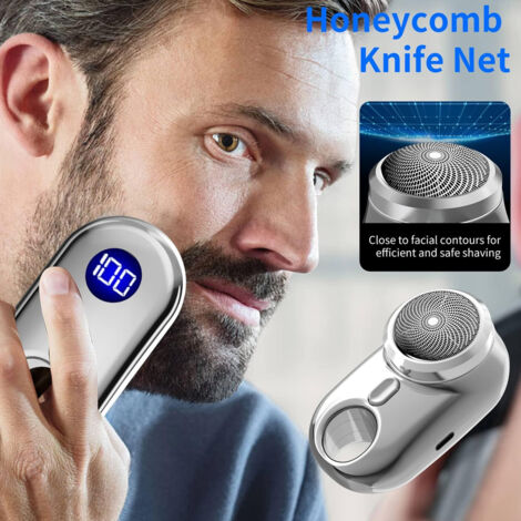 Rasoir électrique pour homme, mini rasoir électrique portable ...
