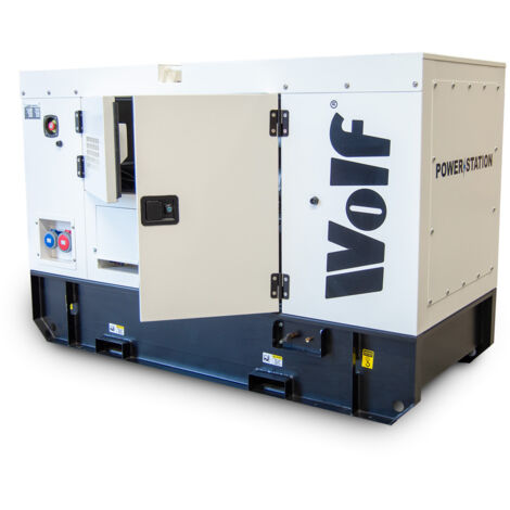 Diesel Generator Set Wolf Contractor 44kVA 35.2kW 415v 3 Phase Water ...