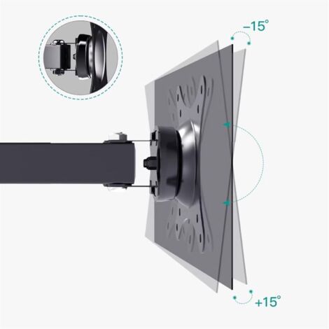 Support TV Mural pour Moniteur, Support TV Mural Fixation Support Mural ...