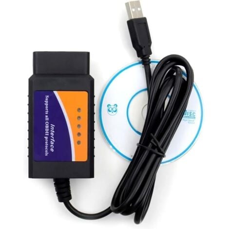 Elm USB OBDII V1.5 Diagnose Kabel Interface Scanner