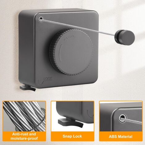 Fil A Linge Retractable Exterieur