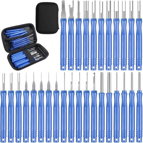 30 Pcs Set Extracteur Cosses avec Boîte Protection, Outils Démontage ...