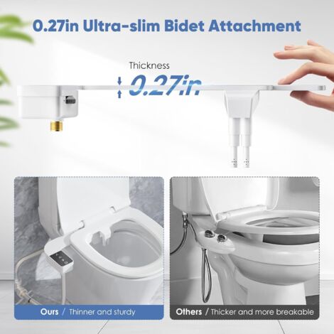 Bidet Toilette WC, Cuvettes Toilette Japonaise Pulvérisateur Bidet Non ...