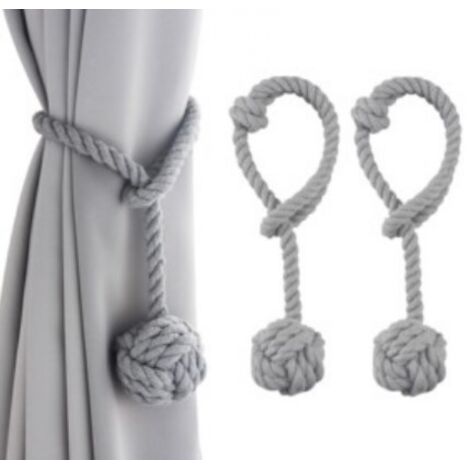 Embrasses de rideaux, lot de 2 embrasses de rideaux en corde, embrasses ...