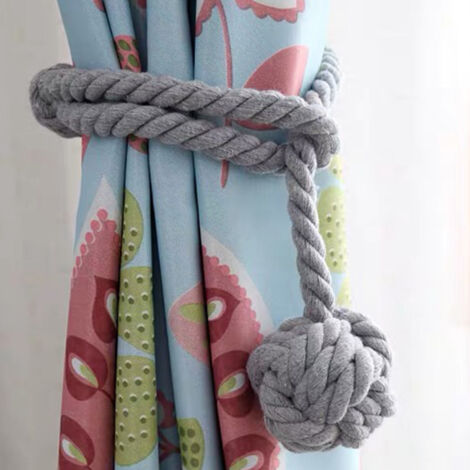 Embrasses de rideaux, lot de 2 embrasses de rideaux en corde, embrasses ...