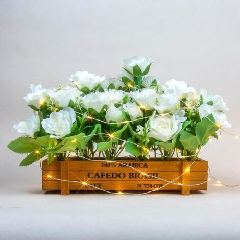 Guirlande lumineuse 50 m 500 LED Fil de cuivre argenté Étanche ...