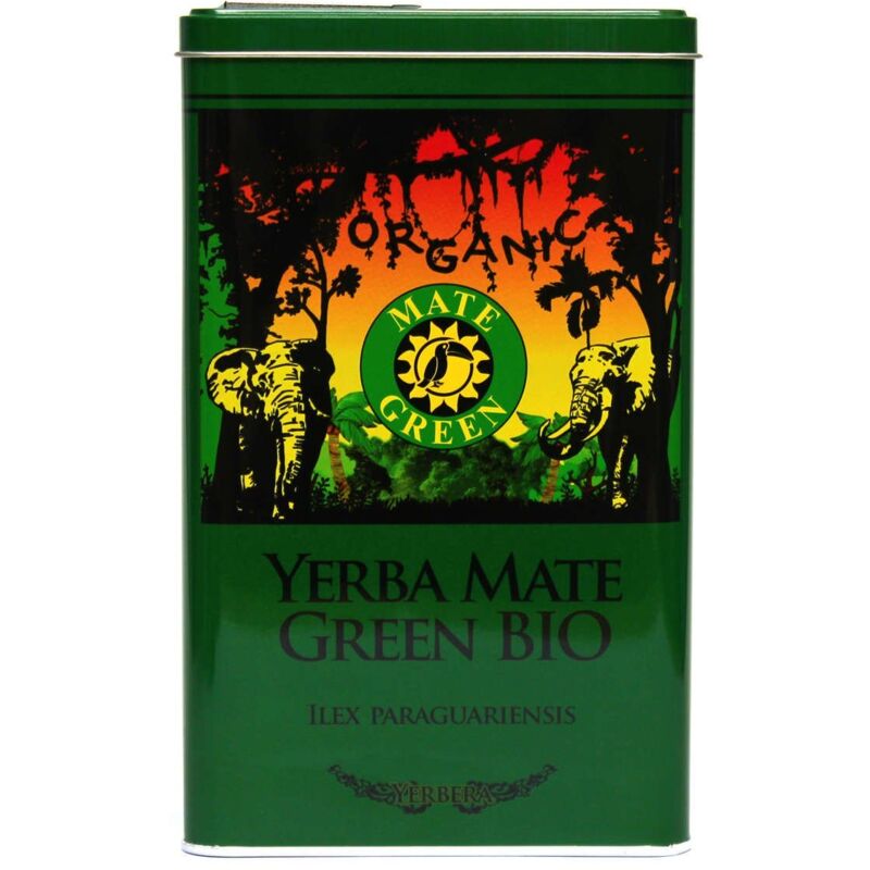 Yerba Maté Bio 400 g (boîte avec doseur) - Maté Bio Vert