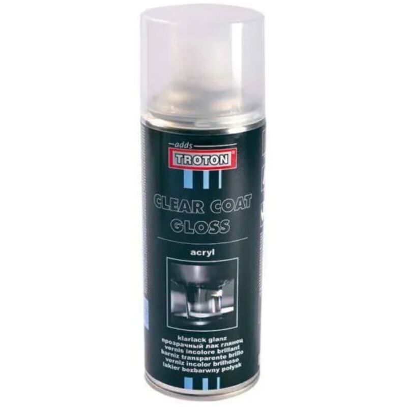 TROTON VERNIS CLAIR BRILLANT ACRYLIQUE SPRAY 400ML