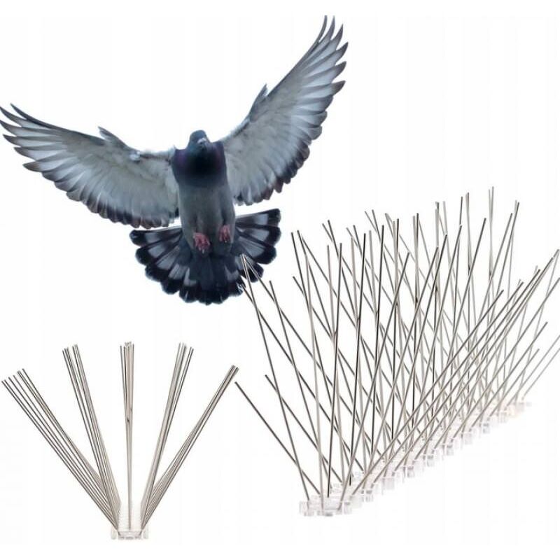 Pics anti-oiseaux 50 cm, 60 pics GardenLine