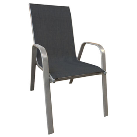 Chaise Comfort Living en acier noir BCC-0028