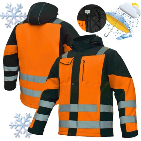 Veste softshell orange Classic-Vis WIN L