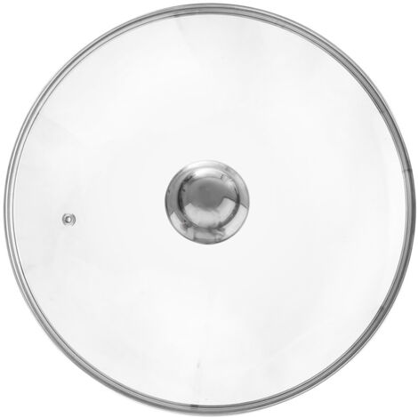 Couvercle en verre pour casseroles, poêles, casseroles, universel 32 cm